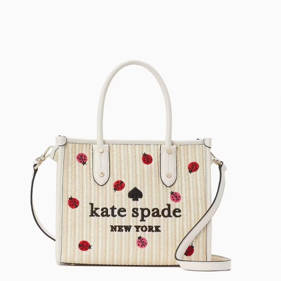 kate spade | Bags | Kate Spade Ella Dottie The Ladybug Embroidered ...